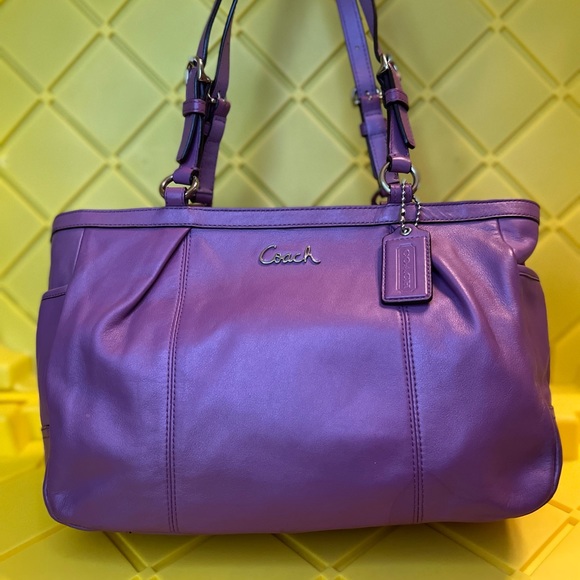 Coach | Bags | Sold Coach Purple Crossbody Read Description | Poshmark